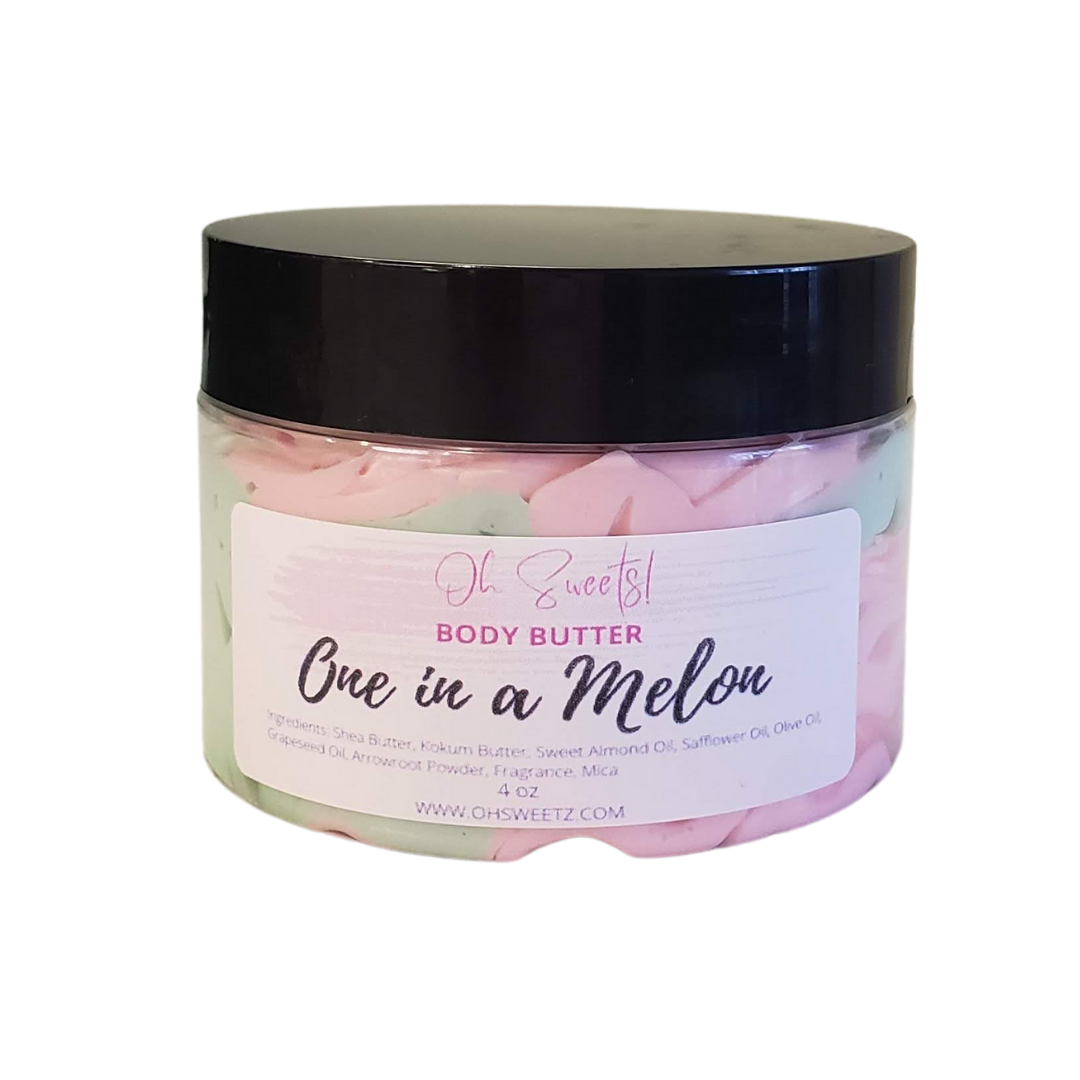 1 in a Melon (Watermelon) Body Butter – Oh Sweets Skin Care